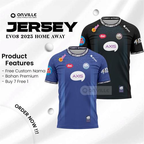 Jual JERSEY EVOS TERBARU 2025 HOME AWAY MPL S15 FREE NICKNAME - Biru ...