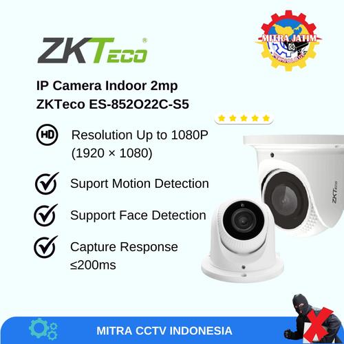 Jual IP Camera Indoor 2MP IR ZKTeco ES-B52022C-S5 - Kab. Sidoarjo ...