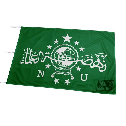 Promo Bendera Nahdlatul Ulama (NU), Bahan Satin Peles, Ukuran Kecil ...