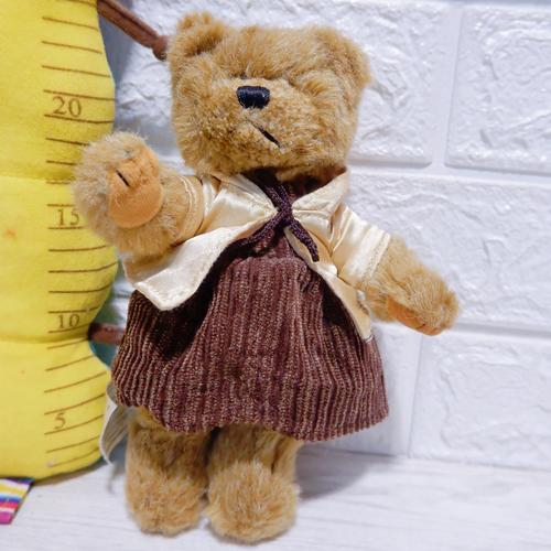 Jual Boneka Vintage Teddy Bear Dress Cardi Artikulasi bisa putar - Kab ...