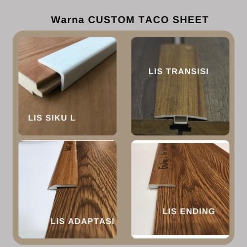 Jual Aksesoris PVC List PLINT Adaptasi PVC / Lis Pintu Vinyl / List ...