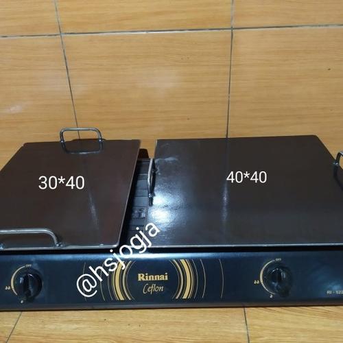 Jual wajan roti bakar kebab burger martabak wajan datar baja hitam ...