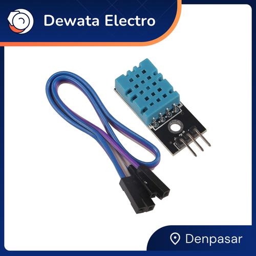 Jual Sensor Kelembapan Suhu DHT11 Temperature & Humidity Sensor - Kota ...