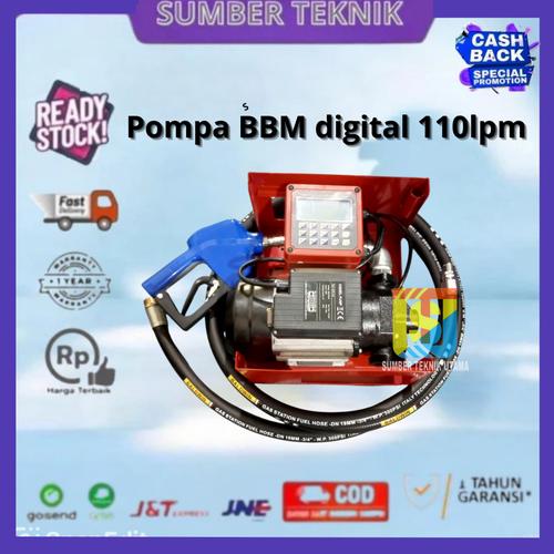Jual Pompa Transfer Cairan Kental Digital 110Lpm Pompa Transfer BBM ...
