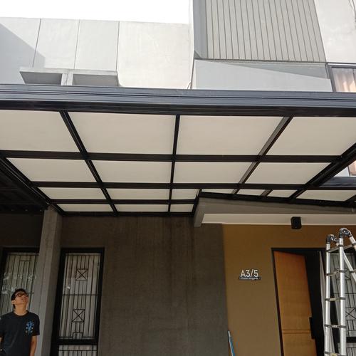 Jual kanopi baja ringan atap alderon dan grc - Kota Bekasi - baja gatar ...