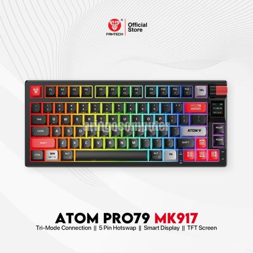 Jual Keyboard Fantech MK-917 ATOM PRO79 MECHANICAL BLACK - BLUE SWITCH ...