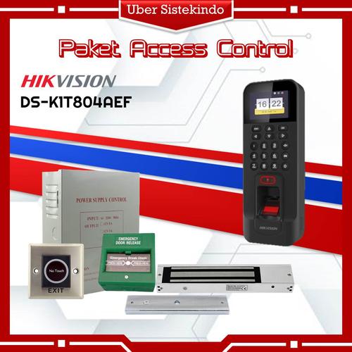 Jual Paket Access Door Fingerprint Hikvision DS-K1T804AEF - 1 Set ...