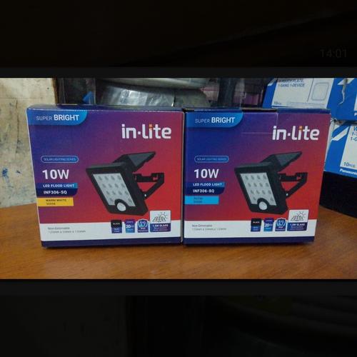 Jual LAMPU SOROT SOLAR INF306 SQ 10W - SOLAR FLOOD LIGHT 306 - INLITE ...