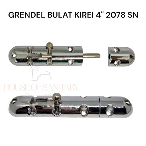 Jual KIREI Grendel Pintu Bulat KIREI 4"/ Selot Pintu/ Grendel lemari ...