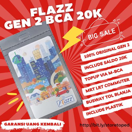 Jual Kartu Flazz BCA Gen 2 NFC MRT Commuter eToll eMoney Ori Card Saldo ...