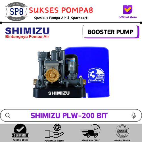 Jual Booster Pump Shimizu PLW-200 BIT Otomatis / Pompa Air Pendorong ...