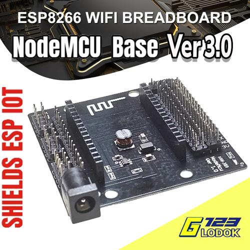 Jual Base Plate Shield Board Modul Module NodeMCU LUA WIFI Development ESP8266 Serial Backplane ...