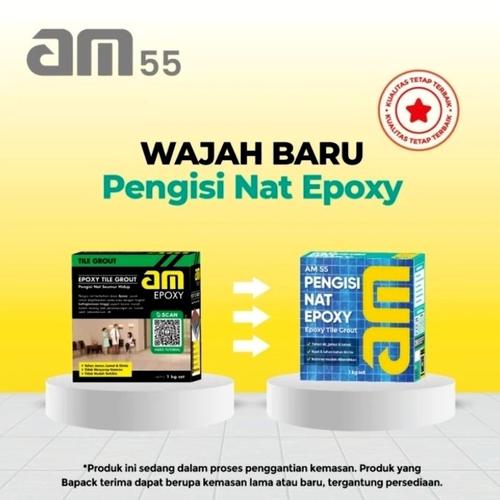 Jual AM55 semen pengisi nat Epoxy Tile Grout 1 kg - Jakarta Barat ...