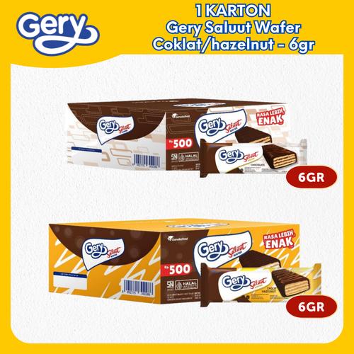 Promo Gery - GARUDAFOOD 1 KARTON GERY SALUUT WAFER COKLAT/HAZELNUT ...