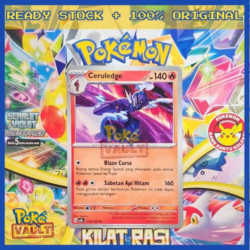 Jual Kartu Pokemon TCG - Ceruledge sv8s 033/182 U - Jakarta Utara ...