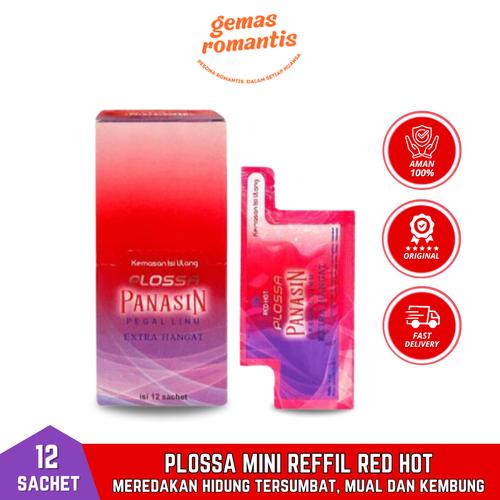 Promo Plossa Mini Reffil Panasin Red Hot 1 Box 12 Sachet - Jakarta ...