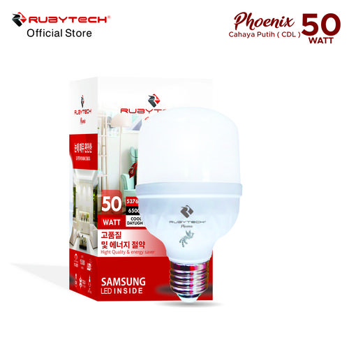 Jual LAMPU LED T-BULB 50W RUBYTECH PHOENIX/RUBYTECH LED-PHOENIX T-BULB - Kota Malang ...
