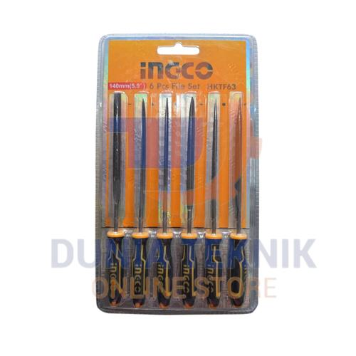 Jual Kikir Set 6Pcs 4" INGCO Assorted Needle 4 inch Kikir Besi - Kab ...