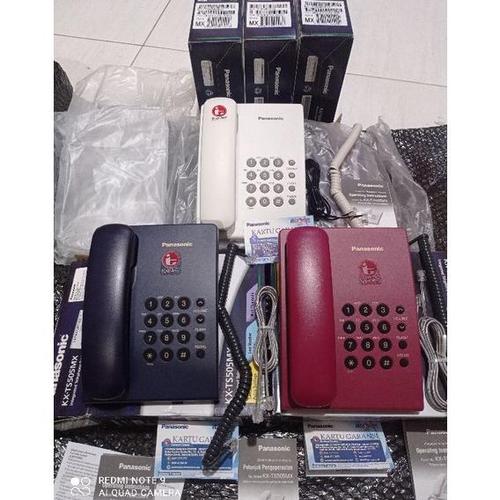 Jual READY STOCK PESAWAT TELEPON PANASONIC KX-TS505 KONDISI BARU ...