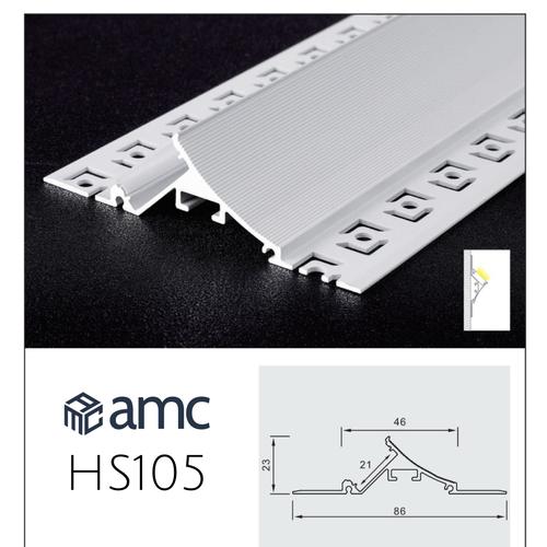Jual AMC HS105 Kap Housing LED Strips Surface Mounted Waistline Wall washer Liner LED Strip ...