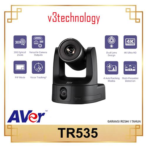 Jual AVer TR535 Dual Lens Auto Tracking 4K PTZ camera - Jakarta Barat ...