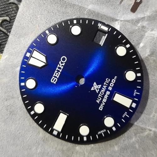 Jual dial seiko with hand blue nh35 mod seiko skx mod seiko srpd skx ...