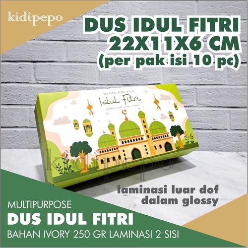 Jual DUS IDUL FITRI LEBARAN 22 x 11 x 6 CM (isi 10 pc) - KARTUN - Kota ...