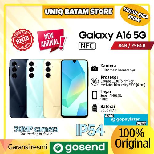 Jual SAMSUNG GALAXY A16 5G 8/256 GB GARANSI RESMI [ BATAM ] - Kota ...