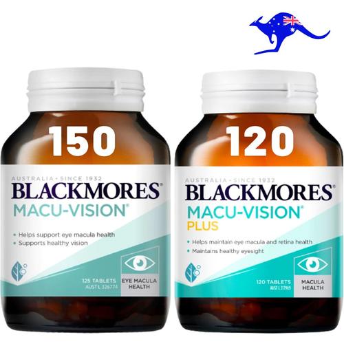 Jual Blackmores Macu Vision Plus 120 Tablets Eye Macula & Retina Health ...
