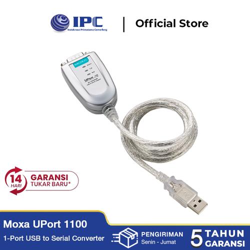 Jual MOXA UPort 1100 Series 1-port RS-232, USB-to serial converter ...