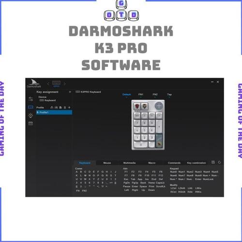 Jual New | Darmoshark K3 Pro Numpad Mechanical Keyboard 3-Mode Wireless ...