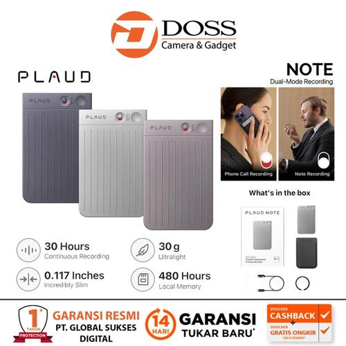 Promo Plaud Note AI Voice Recorder Empowered - Black Cicil 0% 3x - Kota Denpasar - Doss Bali ...