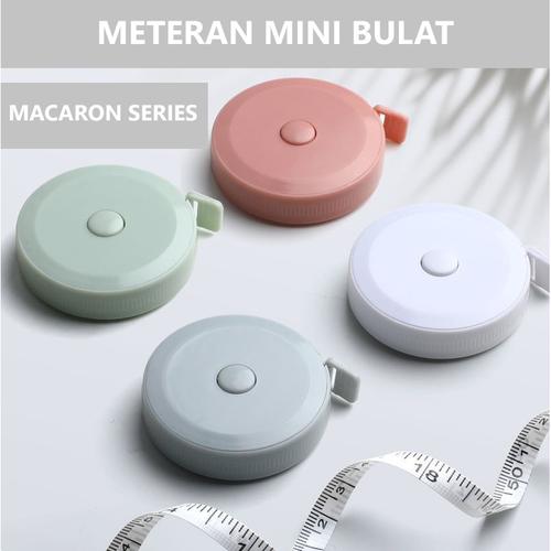 Jual Meteran Mini Bulat Macaron Series Meteran Kain Mini Meteran Gulung ...
