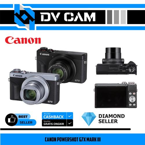 Jual Canon Powershot G7X Mark III - Canon G7X III - SILVER - Jakarta Pusat - Dv Camera | Tokopedia