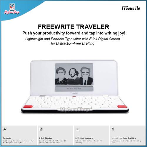 Jual FREEWRITE TRAVELER PORTABLE TYPEWRITER WITH E INK DIGITAL SCREEN ...