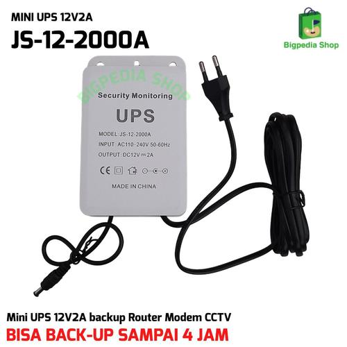 Jual Mini UPS 12V2A backup Router Modem CCTV - Kota Tangerang Selatan ...