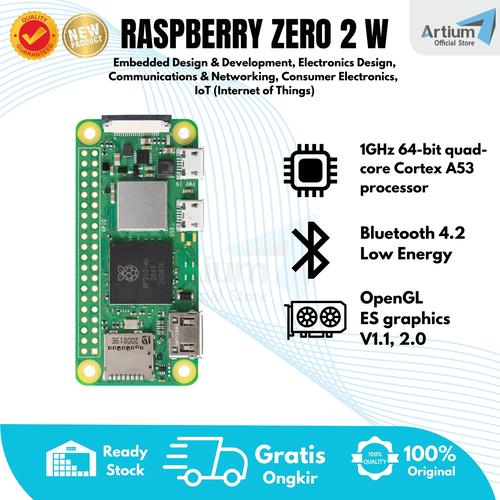 Jual Raspberry Pi Zero 2 W | Single Board Computer with WiFi 2.4GHz 802 ...