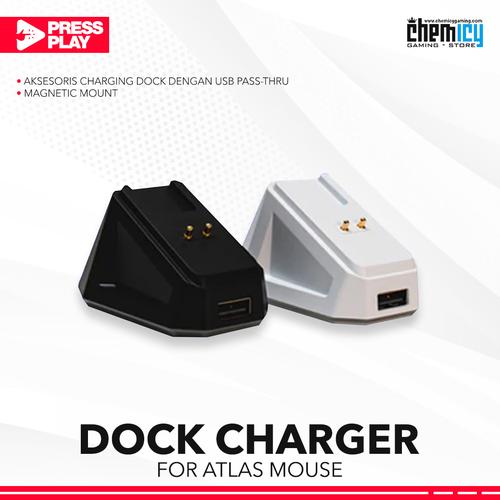 Jual Press Play Atlas Charging Dock for Atlas Gaming Mouse - Hitam ...