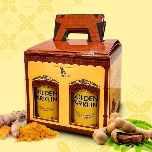 Jual Paket Acaraki Golden Sparkling isi 4 pcs 320ml - Kunyit Asem with ...