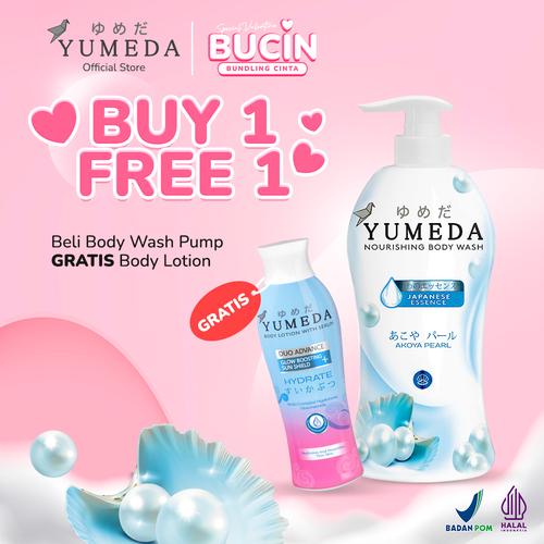 Jual [BUNDLING] YUMEDA Nourishing Body Wash Akoya Pearl Pump Bottle ...