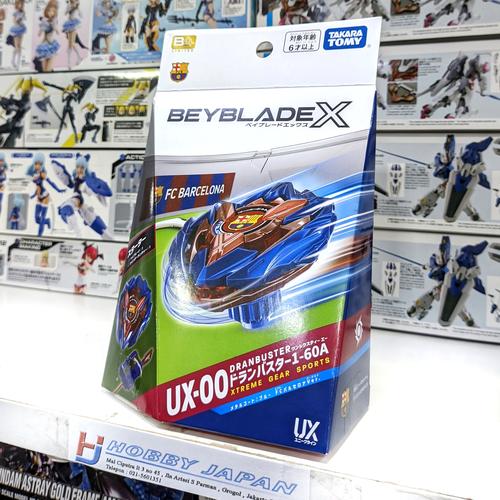 Jual Beyblade X UX-00 Dran Buster 1-60A Metal Coat Blue FC Barcelona ...