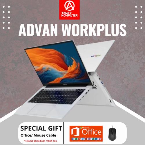 Promo ADVAN Workplus AMD RYZEN 5 - RYZEN 7 16GB 512GB 14'' FHD IPS Win11 - RYZEN 5 Cicil 0% 3x ...