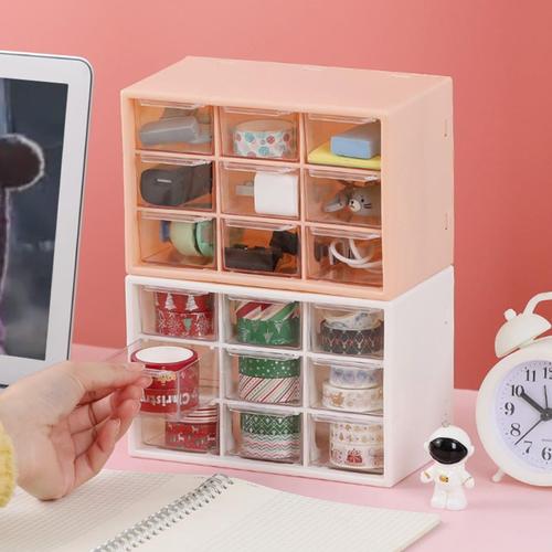 Jual KOTAK LACI 9 SEKAT TEMPAT PENYIMPANAN AKSESORIS KECIL STORAGE BOX ...