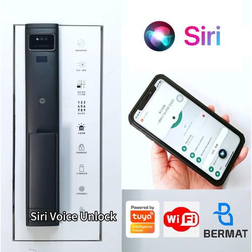 Jual Bermat Access Controll Door Smart Door Lock Siri Iphone Apple Video Intercom Dua Arah Face ...
