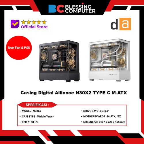 Jual Casing Digital Alliance N30X2 TYPE C M-ATX - White - Kota Denpasar ...