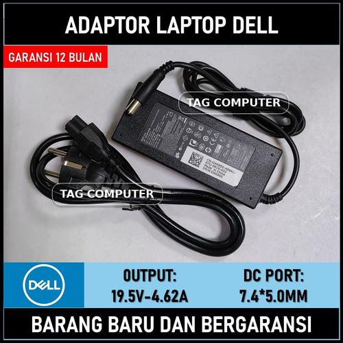 Jual ADAPTOR CHARGER LAPTOP DELL LATITUDE D610, D620, D630, D600, D630 XFR, D631 19.5V 4.62A ...