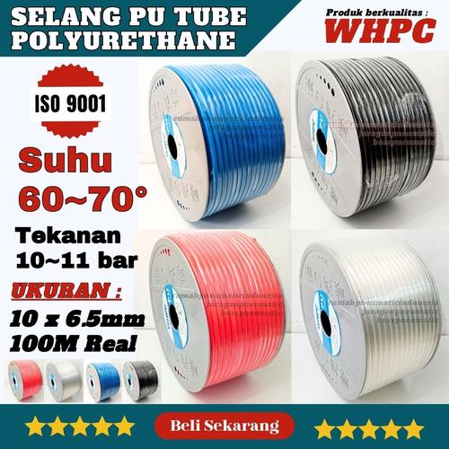Jual Selang ANGIN PU TUBING UKURAN 8 x 5mm Pneumatic hose 1 ROLL 200 ...