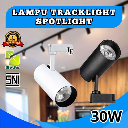 Promo Lampu Sorot Rel Track LED Tracklight Spotlight LED 30W Hitam Putih Beam Angle 15 - Hitam ...