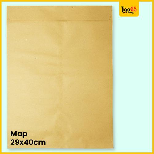 Jual Amplop Coklat MAP / Amplop Cokelat MAP Zibiz 29 x 40 cm - Jakarta ...