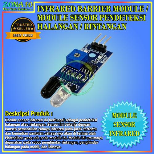Promo Infrared Barrier Obstacle Sensor Halangan Rintangan Module ...
